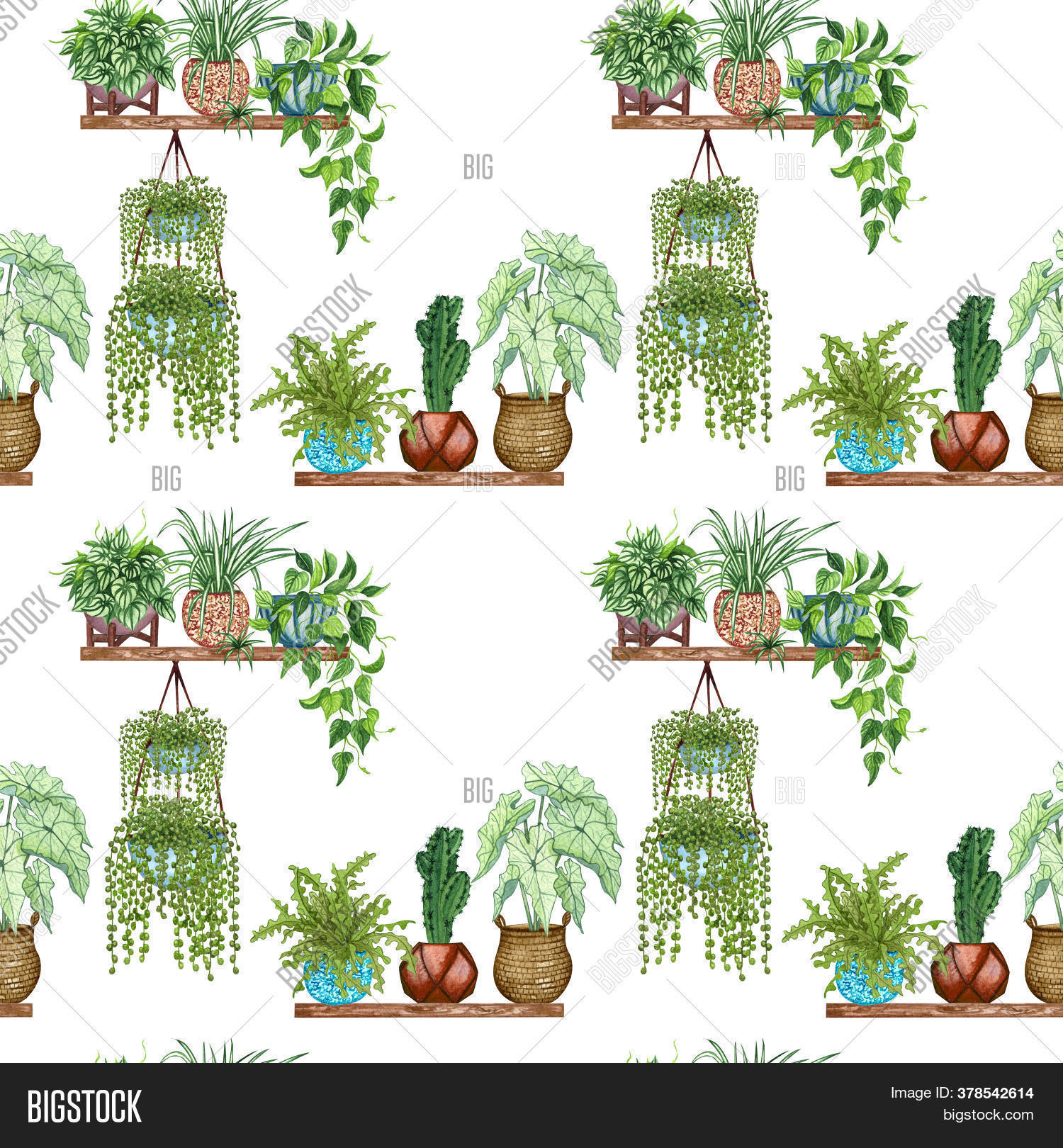 Watercolor Seamless Image & Photo (Free Trial) | Bigstock