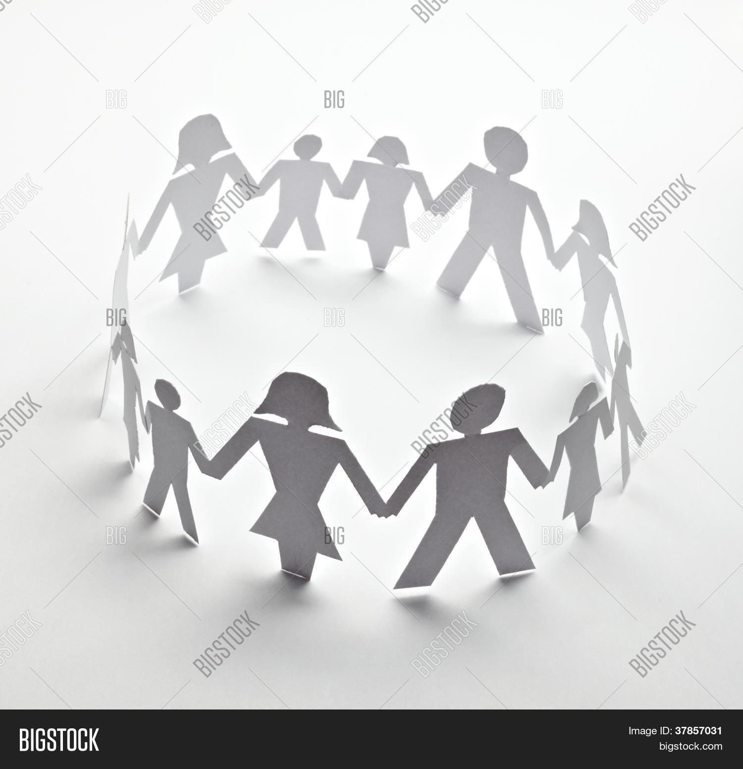 Cut Out Paper People Image & Photo (Free Trial) | Bigstock