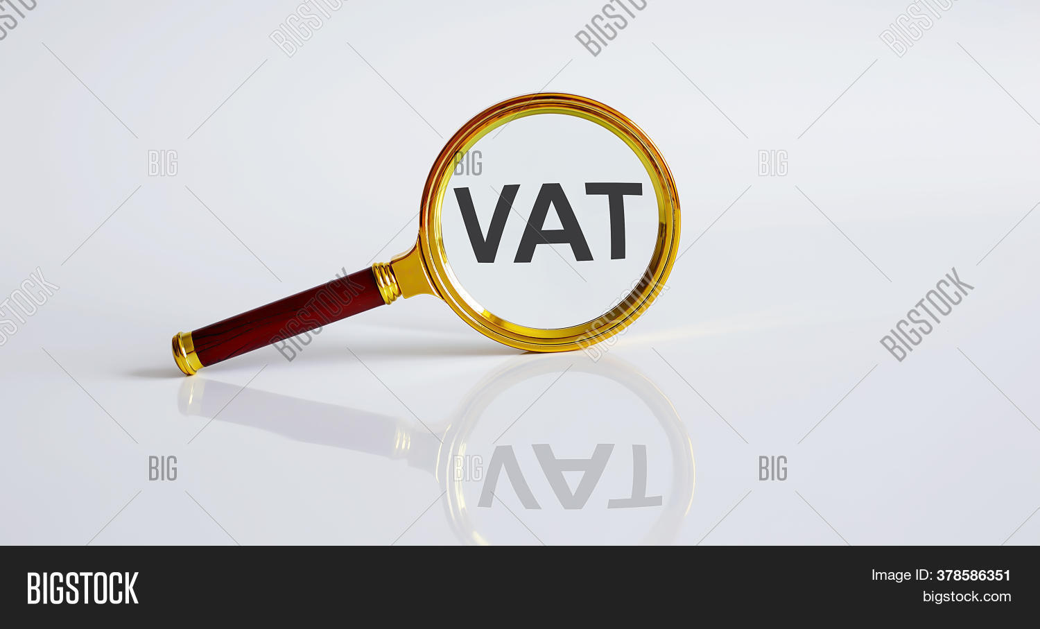 Magnifier Text Vat On Image & Photo (Free Trial) | Bigstock