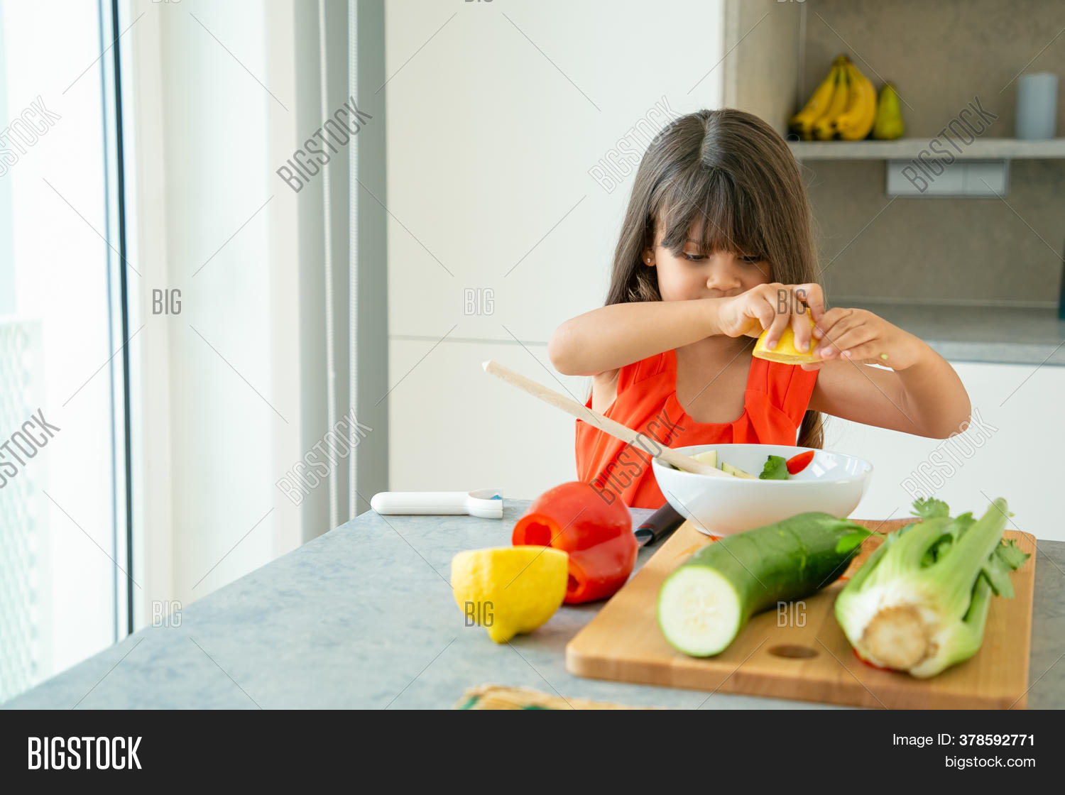 Cute Girl Cooking Image & Photo (Free Trial) | Bigstock