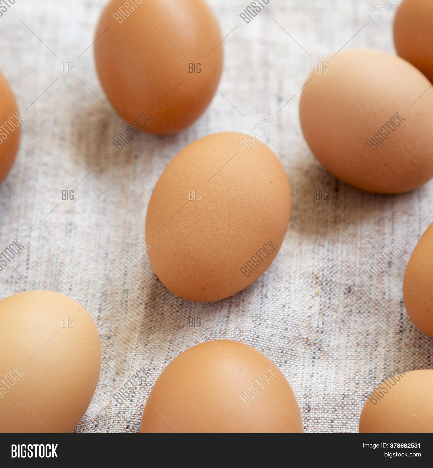 Raw Brown Eggs On Image & Photo (Free Trial) | Bigstock
