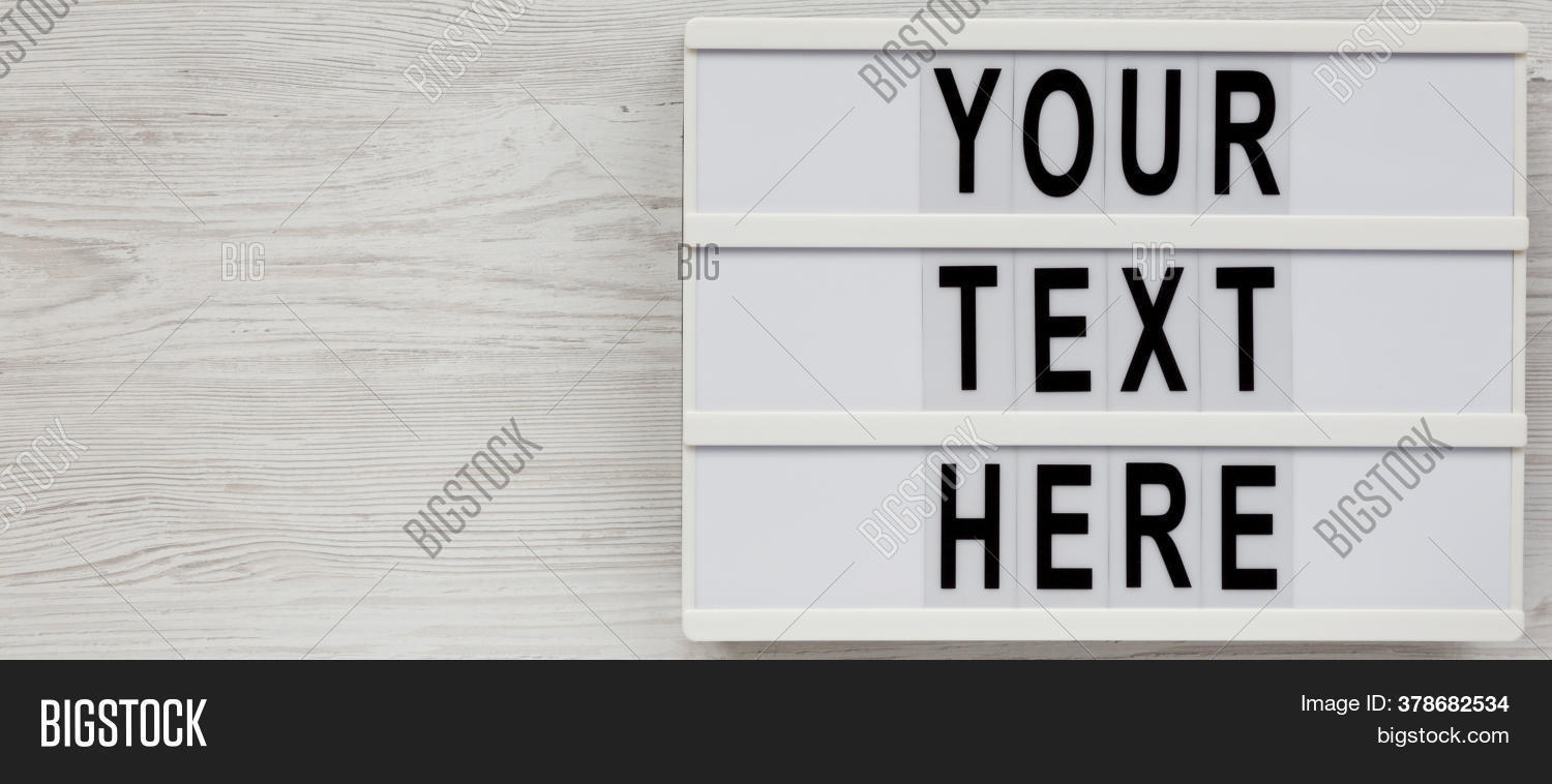 'your Text Here' Words Image & Photo (Free Trial) | Bigstock