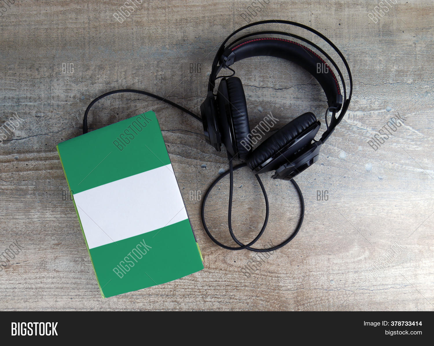 Headphones Book. Book Image & Photo (Free Trial) | Bigstock