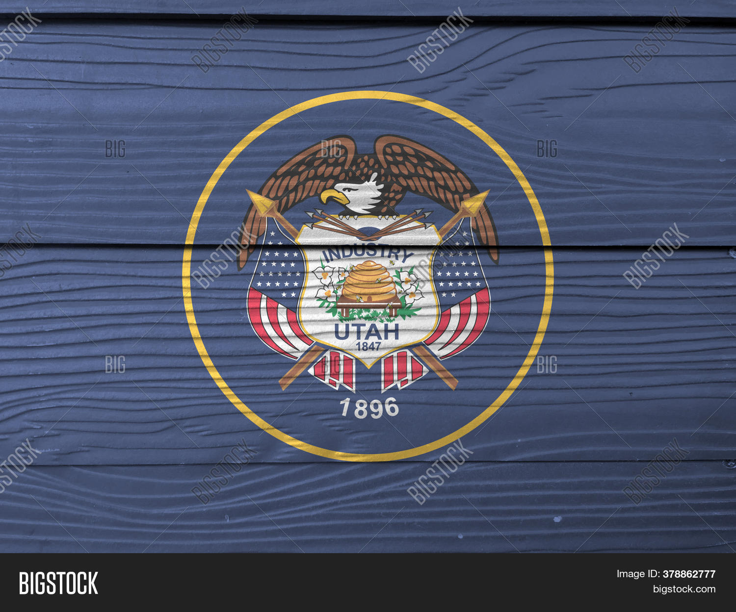 Utah Flag Color Image & Photo (Free Trial) | Bigstock
