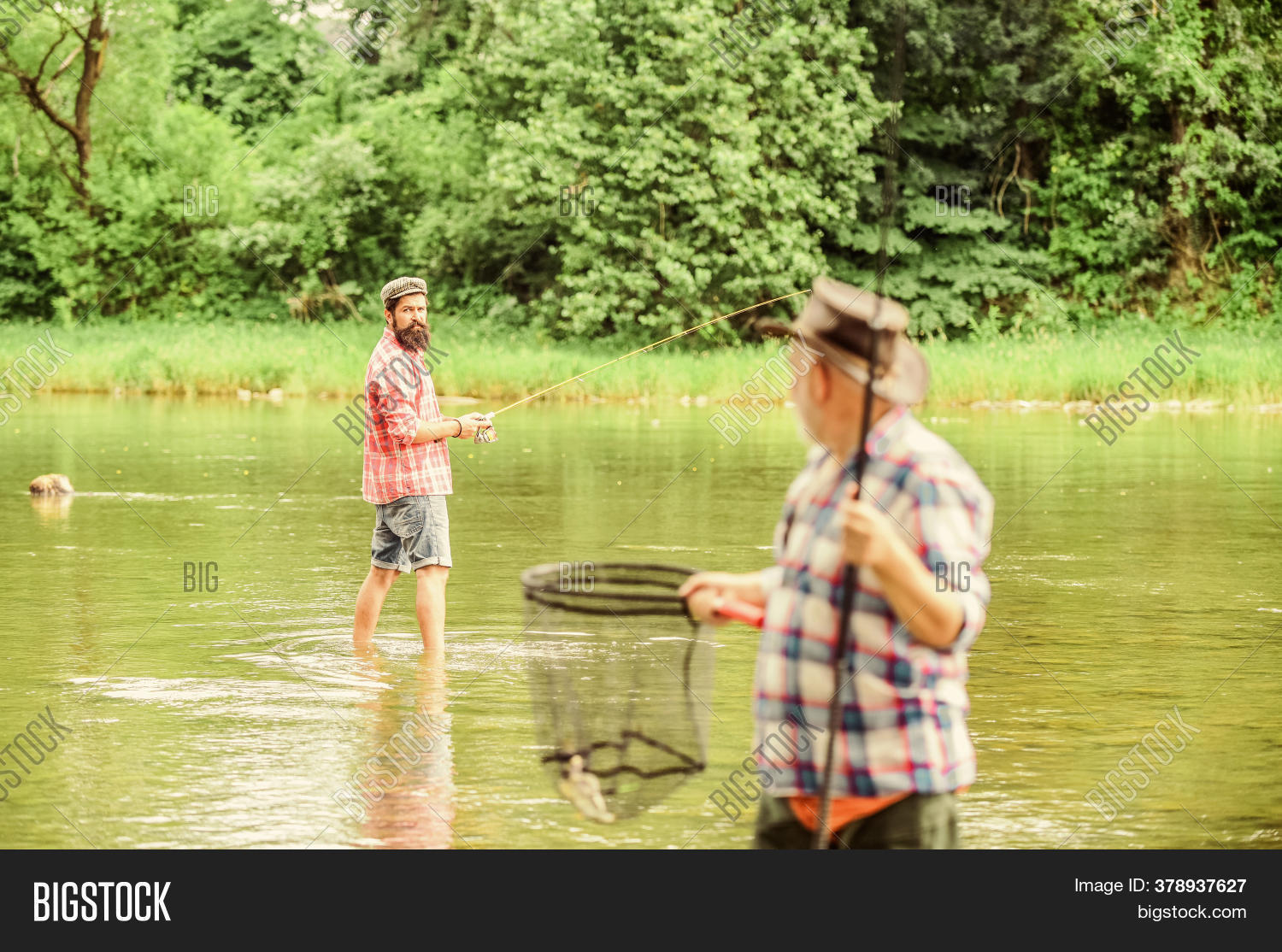 Fisherman Fishing Rod Image & Photo (Free Trial) | Bigstock