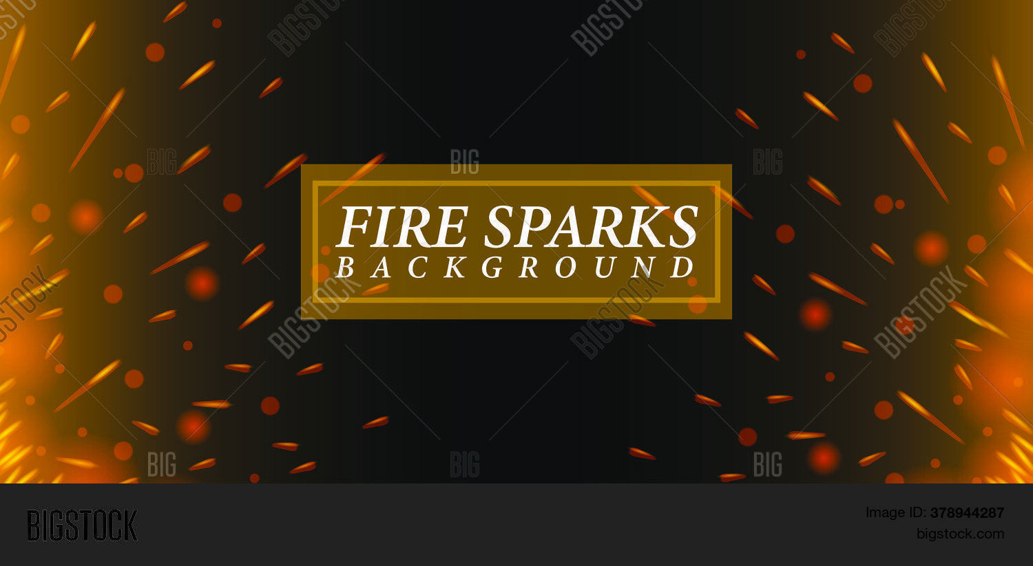 Glowing Fire Sparks Vector & Photo (Free Trial) | Bigstock