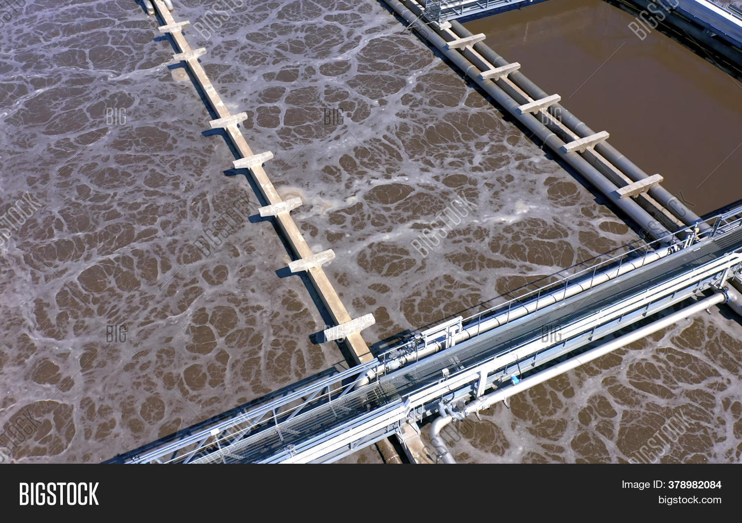 Aerial View Wastewater Image & Photo (Free Trial) | Bigstock