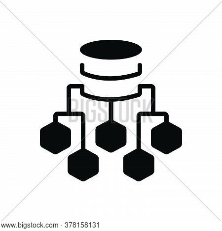 Black Solid Icon Data Vector & Photo (Free Trial) | Bigstock