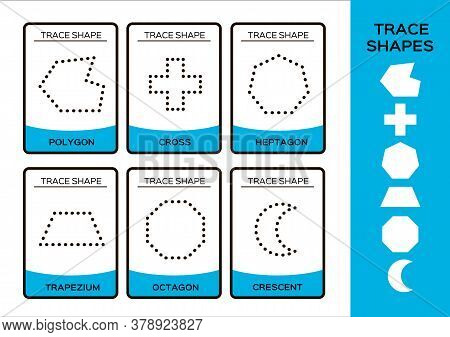 Trace Shapes. 2d Vector & Photo (Free Trial) | Bigstock