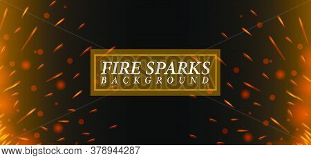 Glowing Fire Sparks Vector & Photo (Free Trial) | Bigstock