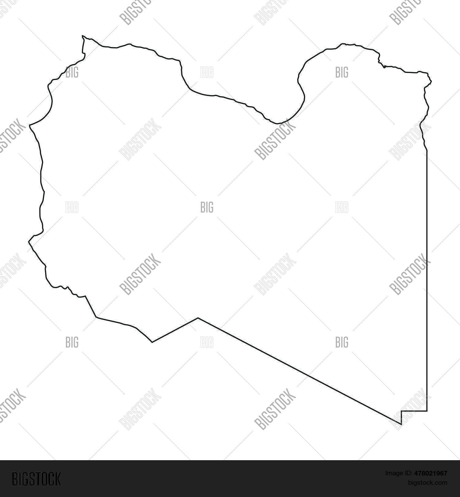 Highly Detailed Libya Vector & Photo (Free Trial) | Bigstock