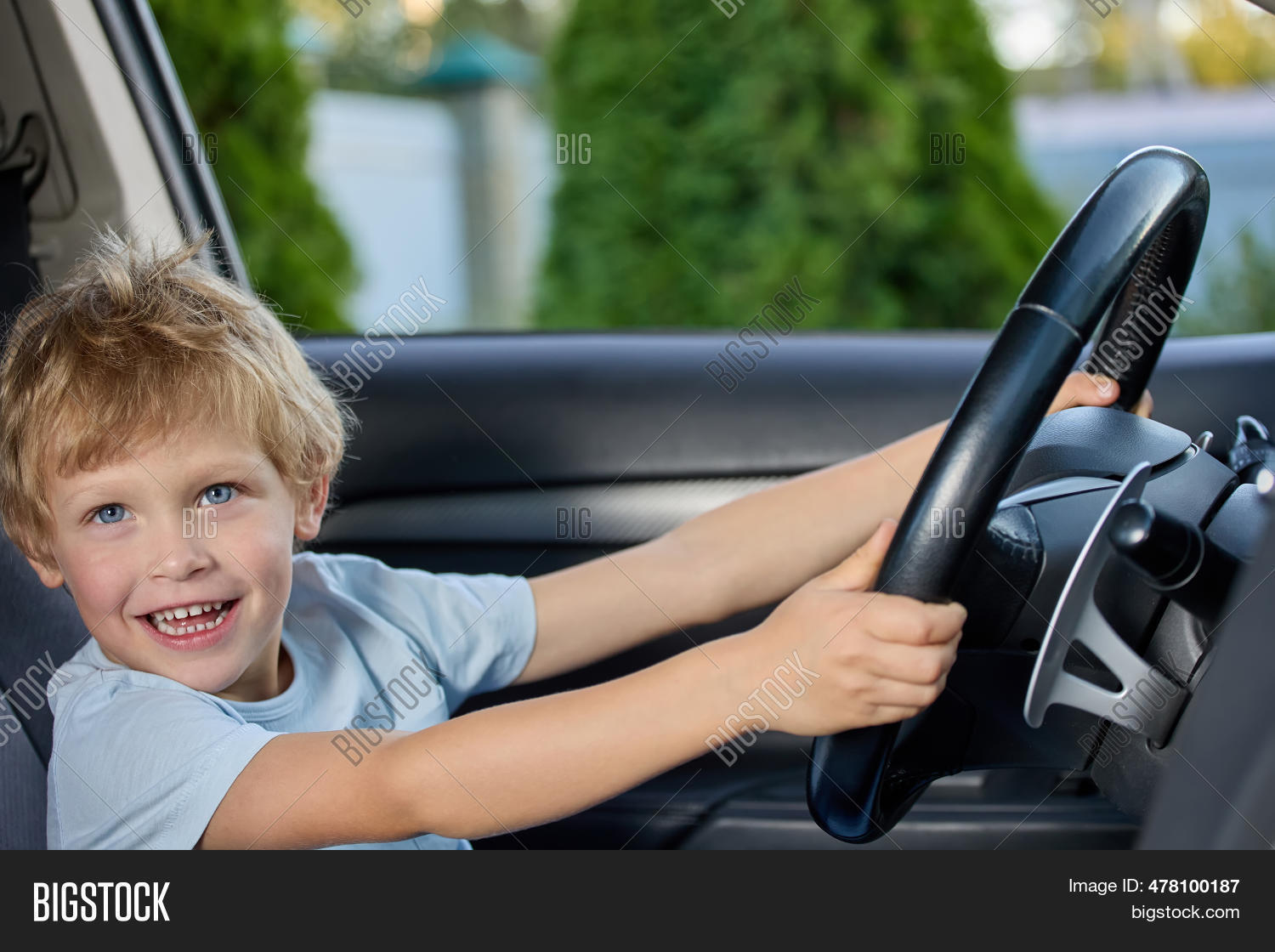Cute Little Boy Behind Image & Photo (Free Trial) | Bigstock