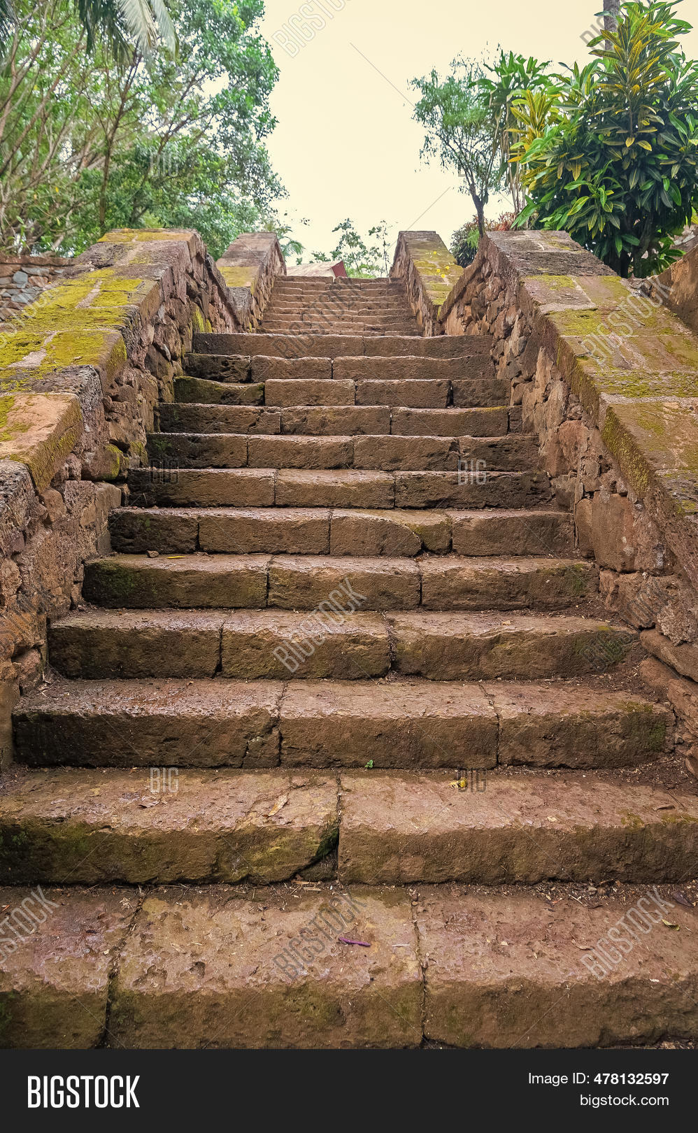 Stairs Path Outdoor. Image & Photo (Free Trial) | Bigstock