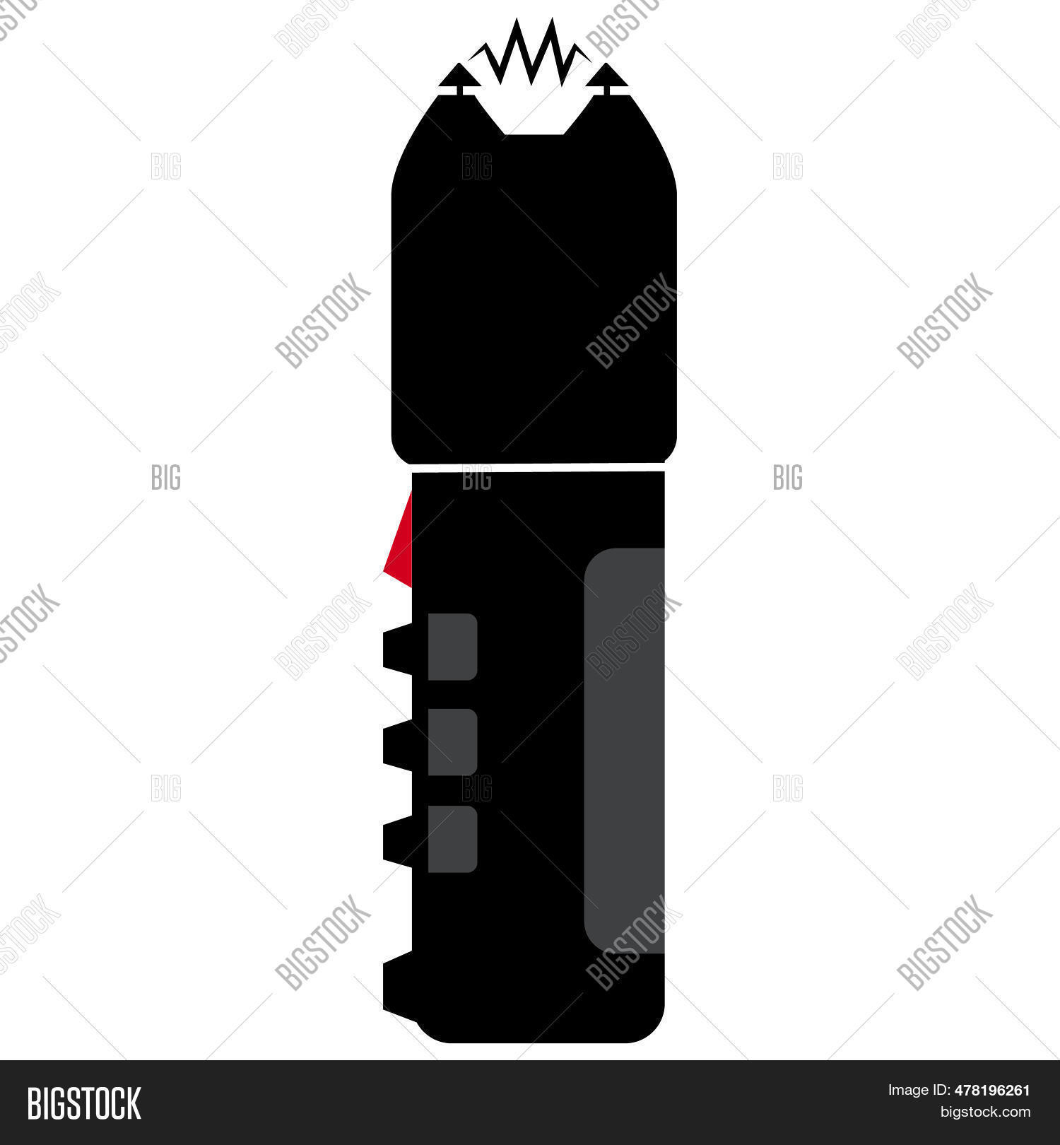 Stun Gun Icon. Taser Image & Photo (Free Trial) | Bigstock