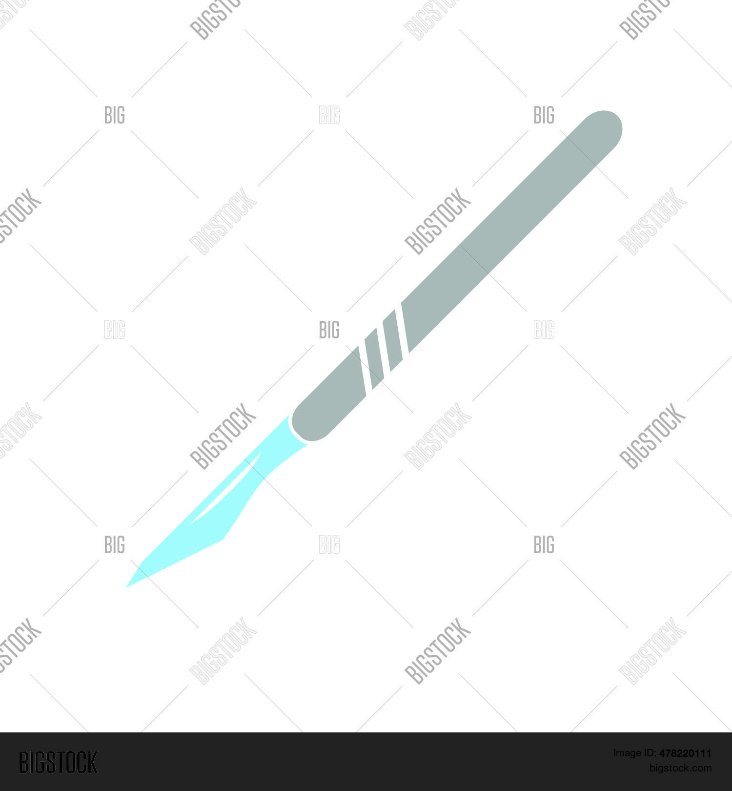 Medical Scalpel Icon Vector & Photo (Free Trial) | Bigstock