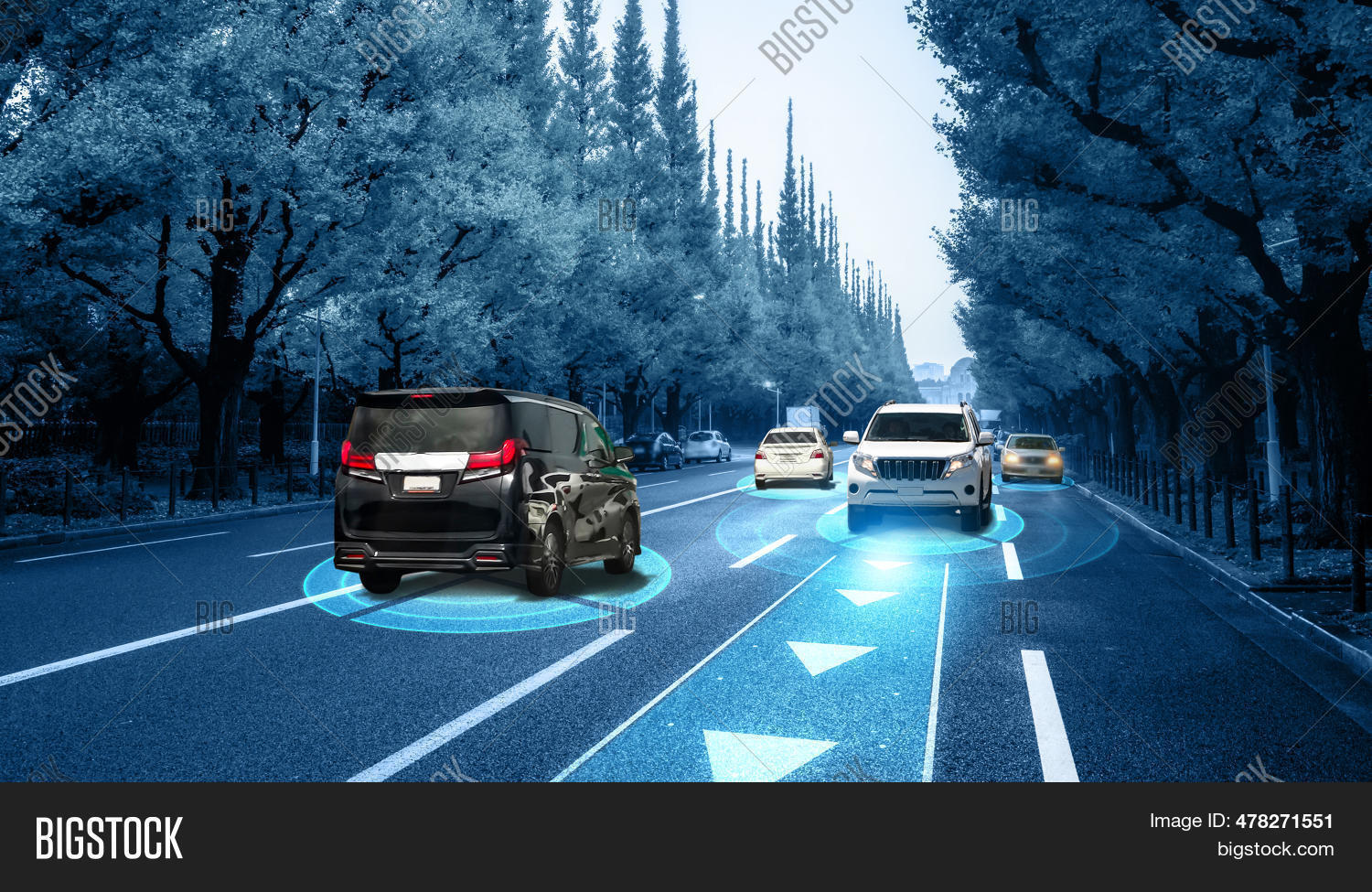 Autonomous Car Sensor Image & Photo (Free Trial) | Bigstock