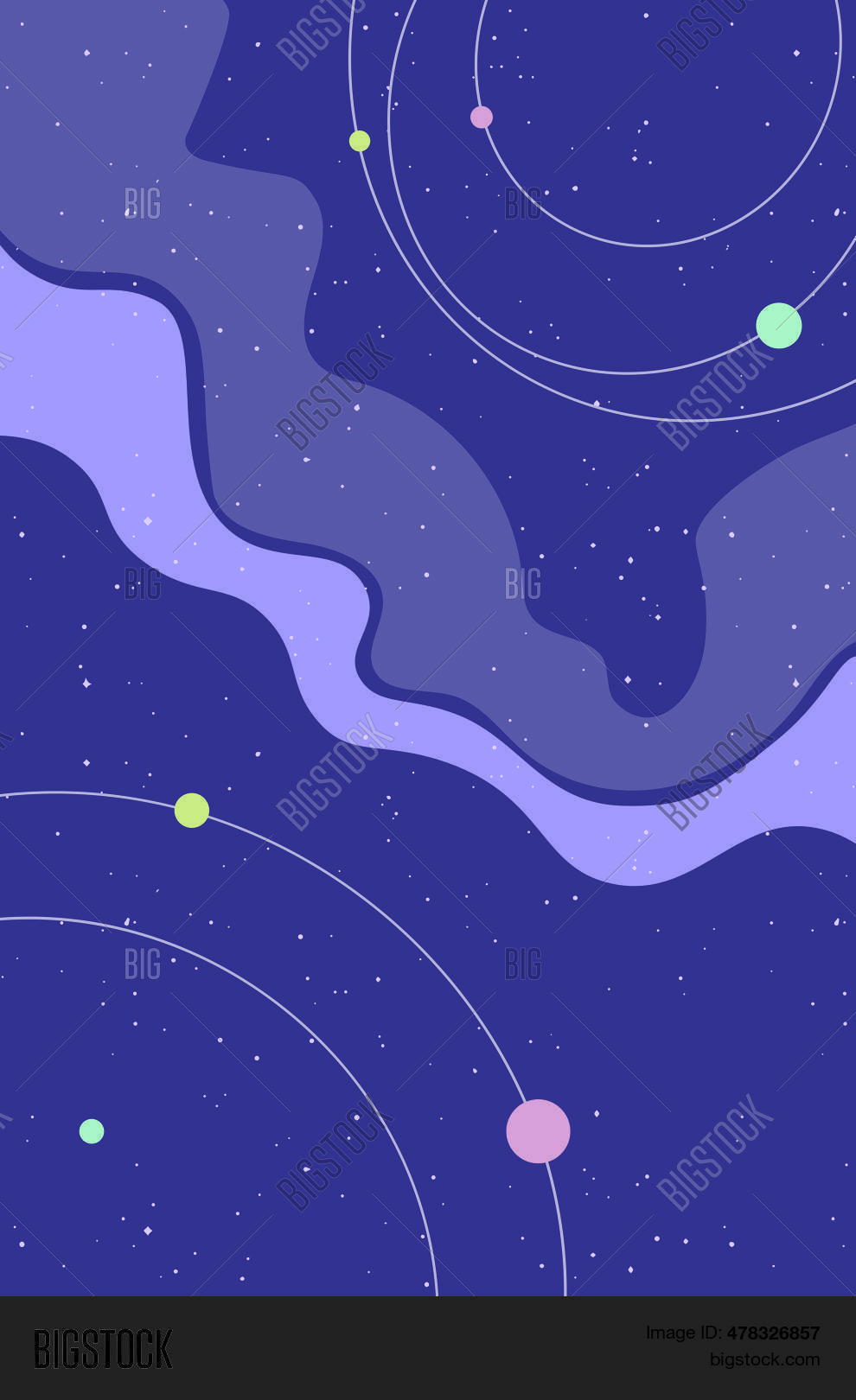 Cartoon Starry Space Vector & Photo (Free Trial) | Bigstock