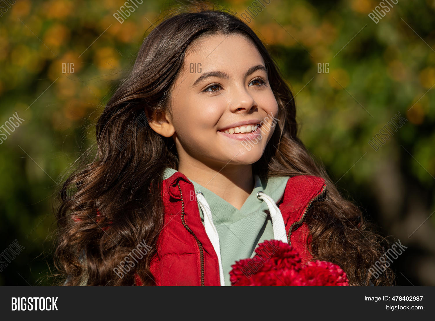 Portrait Photo Curly Image & Photo (Free Trial) | Bigstock