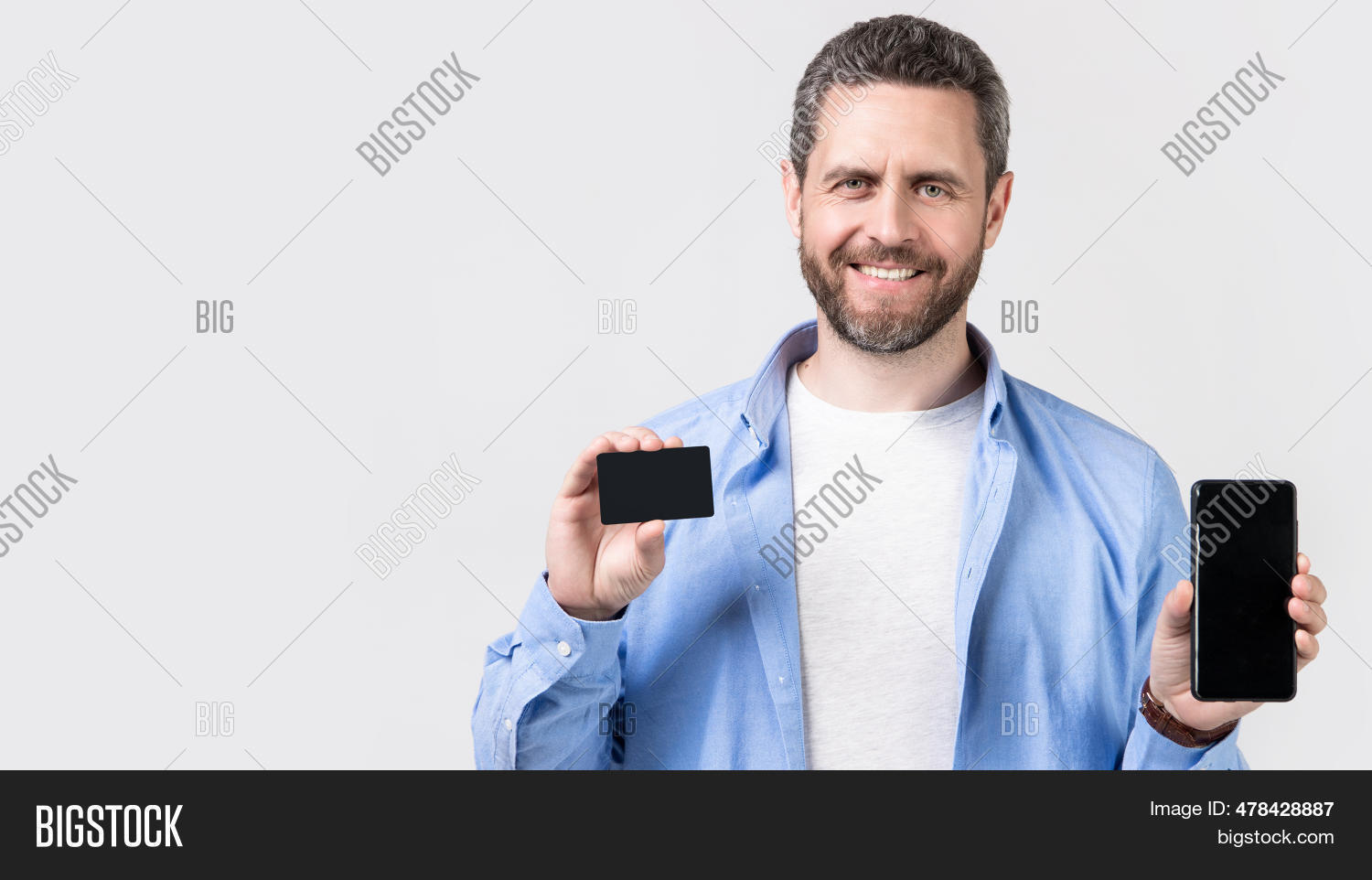 Happy Man Paying Image & Photo (Free Trial) | Bigstock