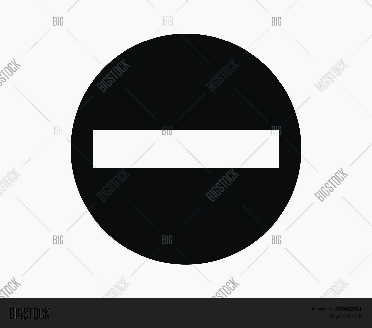 No Entry Sign. Vector & Photo (Free Trial) | Bigstock
