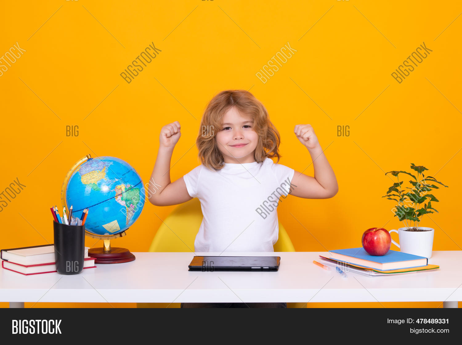 School Child Studying Image & Photo (Free Trial) | Bigstock