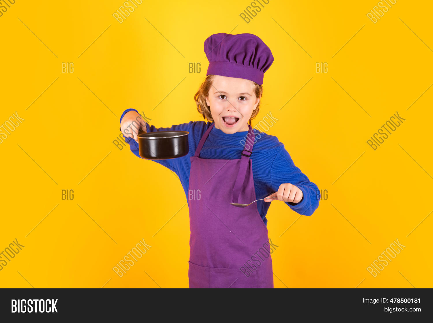 Kid Chef Cook Cooking Image & Photo (Free Trial) | Bigstock