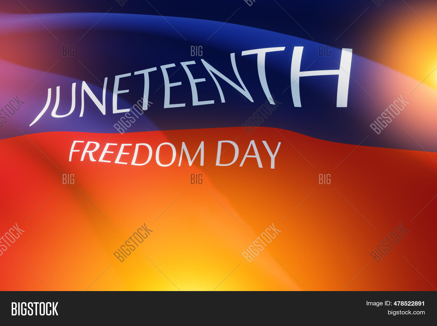 Juneteenth Color Text Image & Photo (Free Trial) | Bigstock
