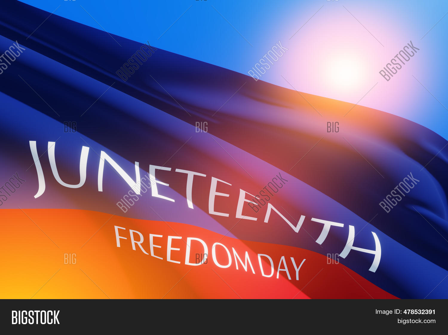 Juneteenth Color Text Image & Photo (Free Trial) | Bigstock