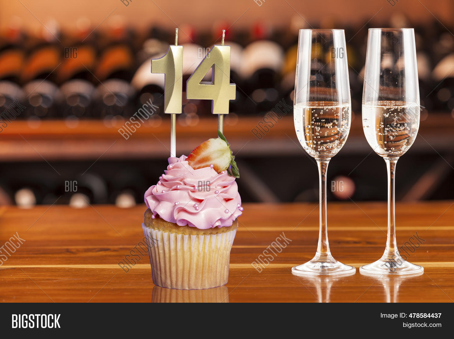 Cupcake Number Image & Photo (Free Trial) | Bigstock