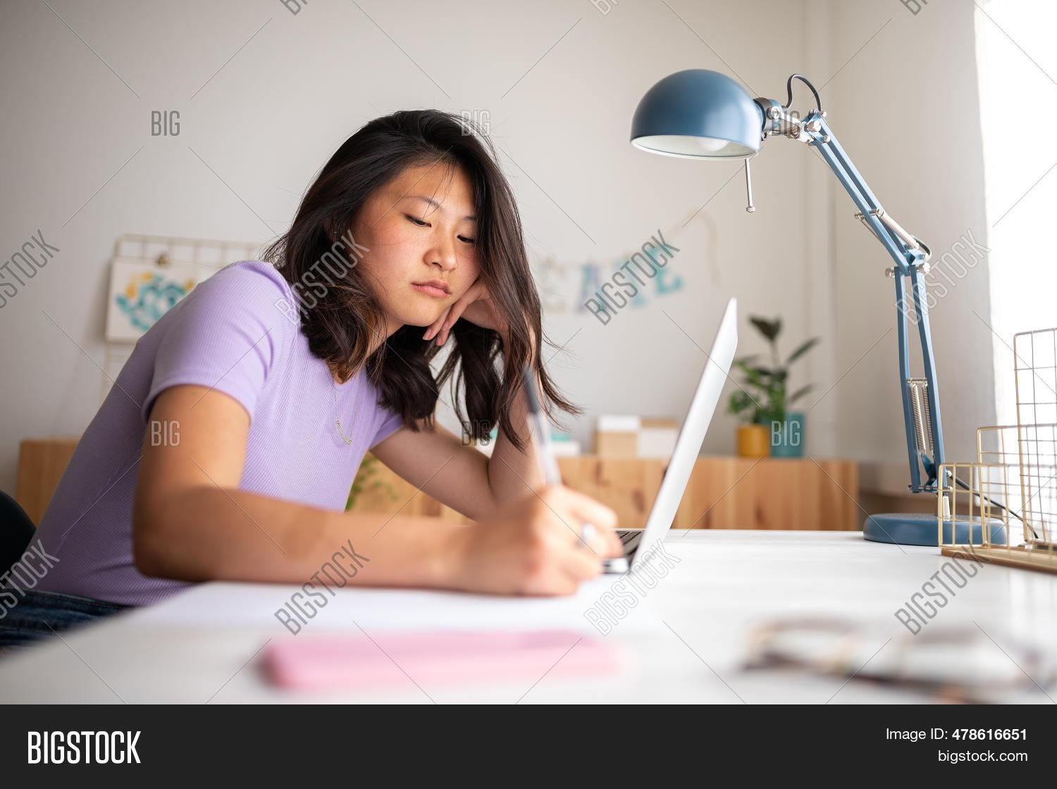 Tired Chinese Female Image & Photo (Free Trial) | Bigstock