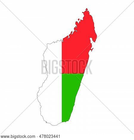 Madagascar Map Vector & Photo (Free Trial) | Bigstock