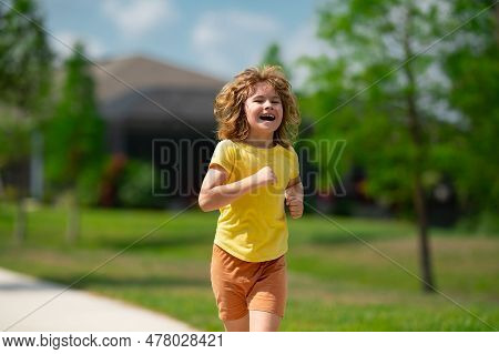 Kid Running Summer Image & Photo (Free Trial) | Bigstock