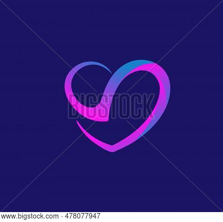 Hand Drawn Heart Shape Vector Design Images, Illustrations & Vectors ...