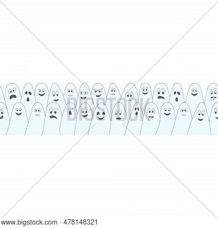 Ghosts. Spirit Blue. Vector & Photo (Free Trial) | Bigstock