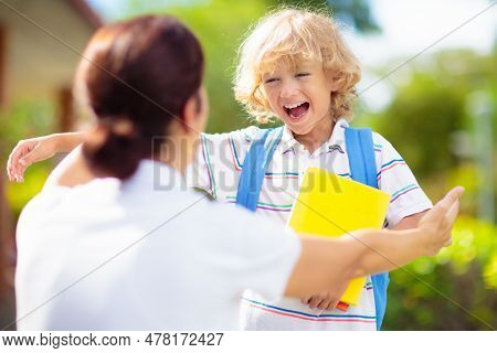 Mother Bringing Child Image & Photo (Free Trial) | Bigstock