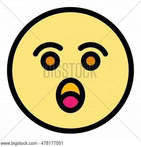 Surprised Face Icon. Vector & Photo (Free Trial) | Bigstock