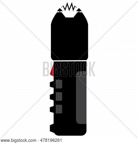 Stun Gun Icon. Taser Image & Photo (Free Trial) | Bigstock