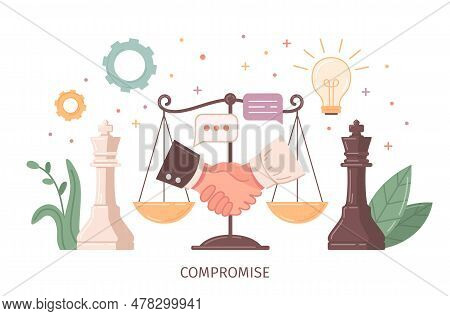 Compromise Images, Illustrations & Vectors (Free) - Bigstock