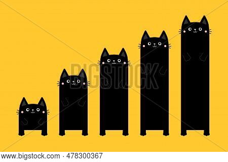 Black Cat Column Vector & Photo (Free Trial) | Bigstock