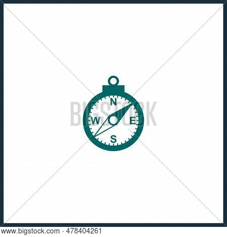 Compass Simple Icon. Vector & Photo (Free Trial) | Bigstock