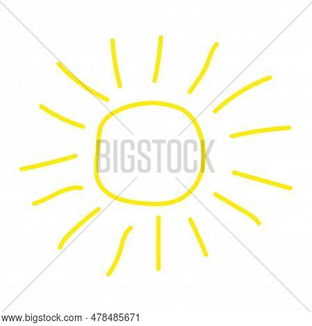 Isolated Colored Sun Vector & Photo (Free Trial) | Bigstock