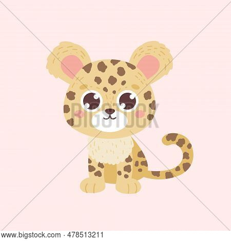 Cute Baby Leopard. Vector & Photo (Free Trial) | Bigstock