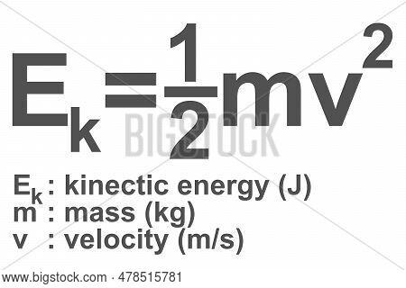 Formula For Kinetic Energy
