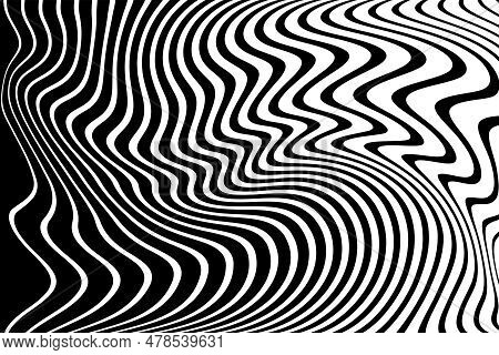 Wavy Lines Pattern 3d Vector & Photo (Free Trial) | Bigstock