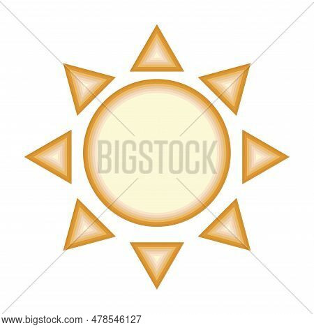 Isolated Colored Sun Vector & Photo (Free Trial) | Bigstock