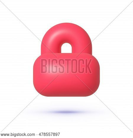 Lock 3d Icon. Vector & Photo (Free Trial) | Bigstock