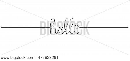 Continuous Single Vector & Photo (Free Trial) | Bigstock