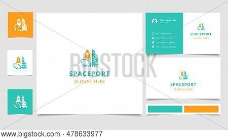Spaceport Logo Design Vector & Photo (Free Trial) | Bigstock