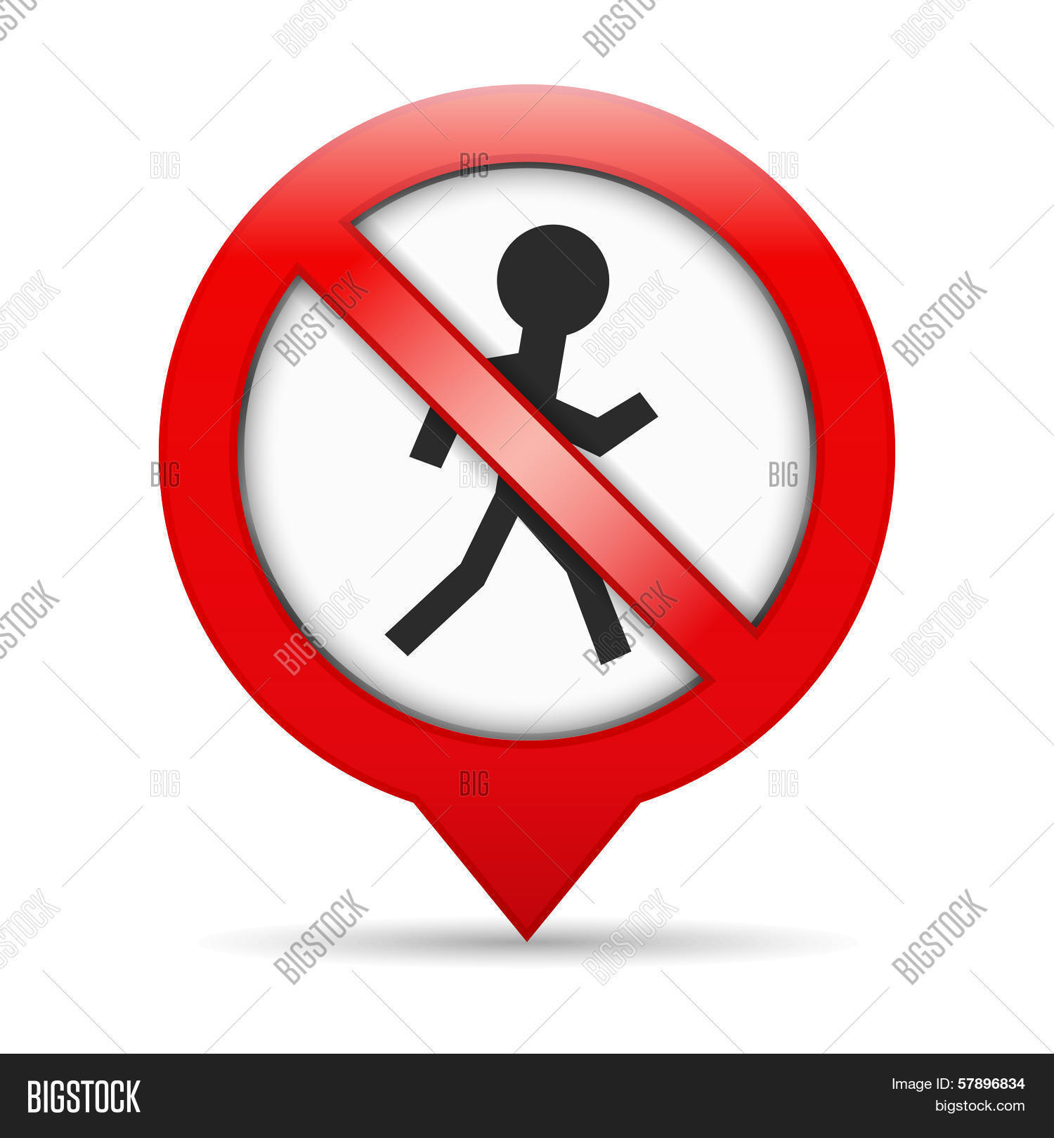No Entry Sign Vector & Photo (Free Trial) | Bigstock