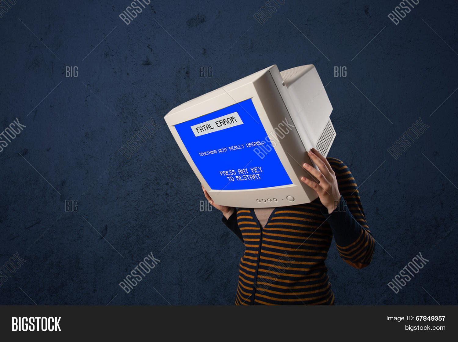 Person Monitor Head Image & Photo (Free Trial) | Bigstock